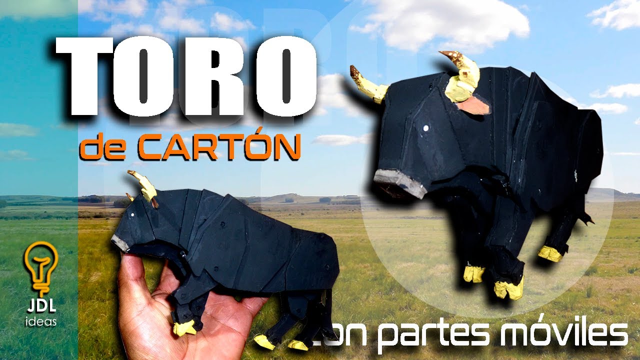 Desbloquea tu creatividad: Aprende cómo hacer un toro de cartón en 5 ...
